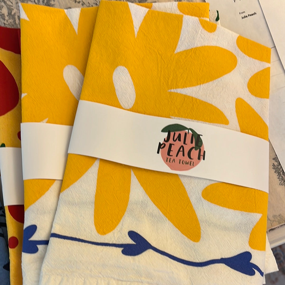 Julie Peach Tea Towels – Stella and Goose